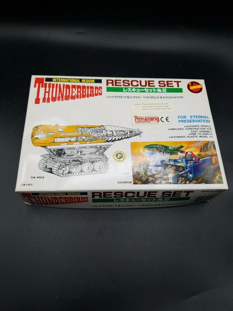 THUNDERBIRDS INTERNATIONAL RESCUE set the mole & excavator Imai Plastic ...