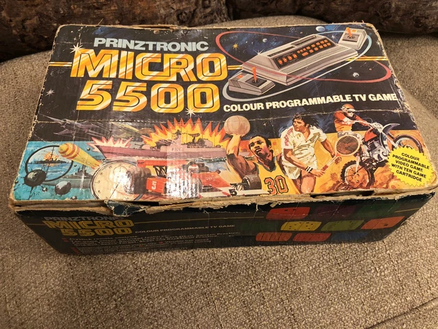 PRINZTRONIC RADOFIN MICRO 5500 Console. Vintage Game Boxed TV Superstar ...