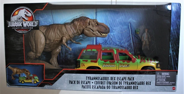 MATTEL JURASSIC WORLD Legacy Collection Tyrannosaurus Rex Escape Pack ...