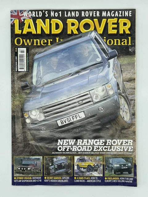 LAND ROVER OWNER International Magazine March 2002 £1.49 - PicClick UK