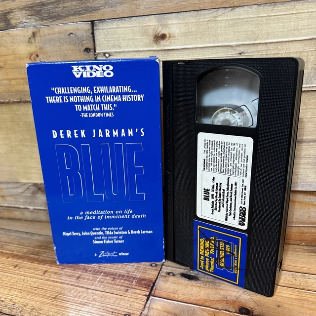 BLUE VHS VCR Tape Used Derek Jarman's Kino Video Rare HTF £46.63 ...
