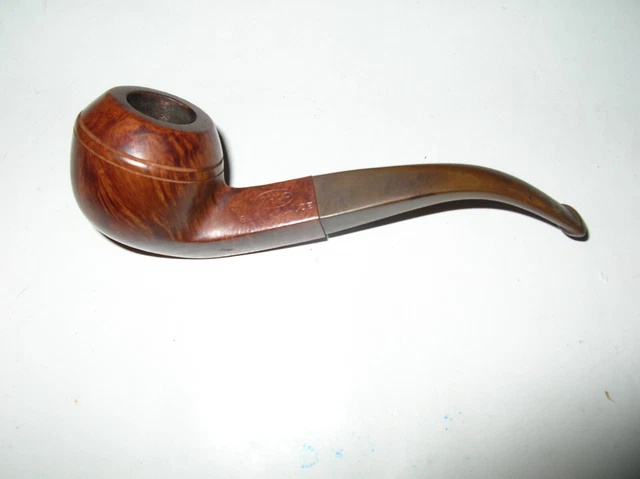 PIPE EN BRUYÈRE courbe de forme haiti marquée CHAP SAINT CLAUDE état d ...