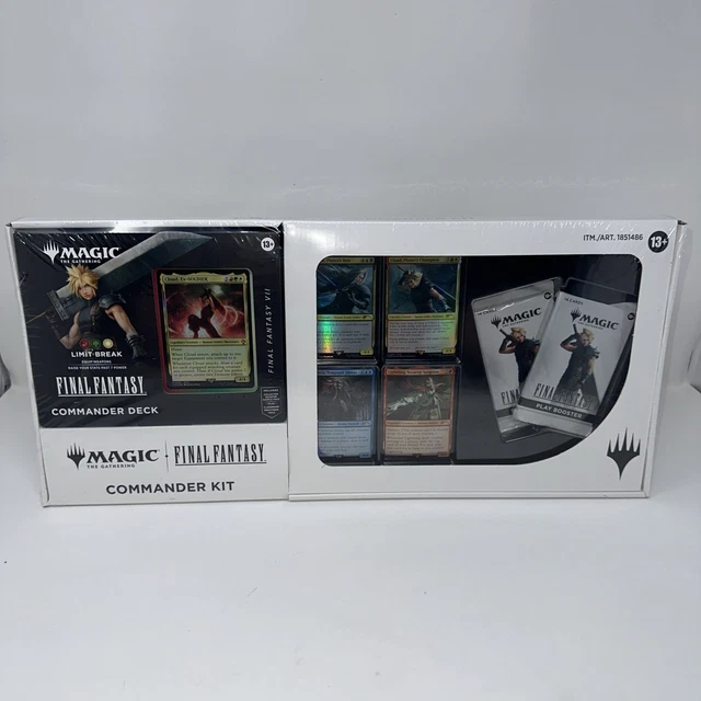 MAGIC: THE GATHERING FINAL FANTASY Deluxe Commander Kit Limit Break ...