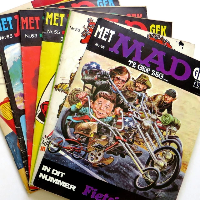 MAD SATIRE MAGAZIN Nr. 0-38-50-55-63-65 = 1970-75 1. Auflage Classics ...