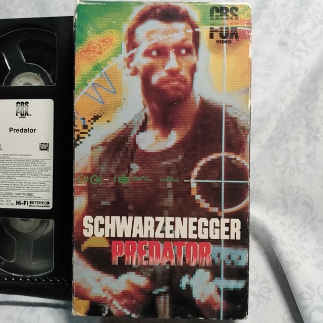 PREDATOR [CBS FOX Release] (1988, VHS Tape) Arnold Schwarzenegger £11. ...