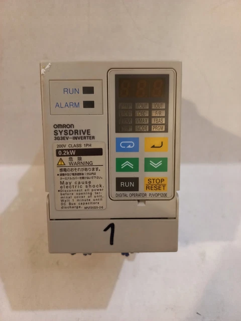 OMRON INVERTER INVERTER AC1PH single-phase 3G3EV-AB002-CE 0.2kW / #8 T0CH 6216 $297.27 - PicClick CA