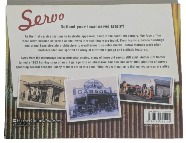SERVO ~ GREAT Australian Service Stations Book by JIM SONTER Plume ...