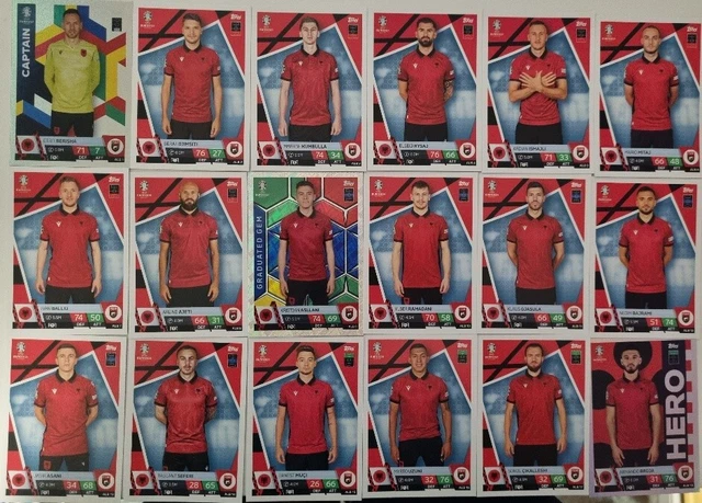 TOPPS MATCH ATTAX UEFA EURO 2024 18x Albania EUR 4,00 - PicClick IT