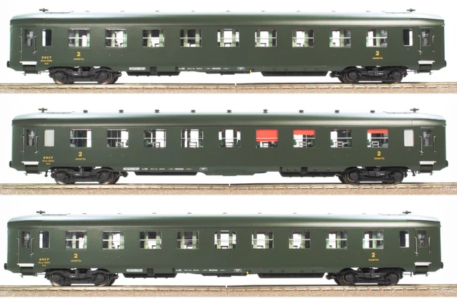 REE MODELES VB-399 Set 3 Cot Bed SNCF B9c9 2a Class, Livery Green £191. ...