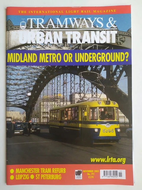 TRAMWAYS & URBAN Transit International Light Rail Magazine No. 791 ...