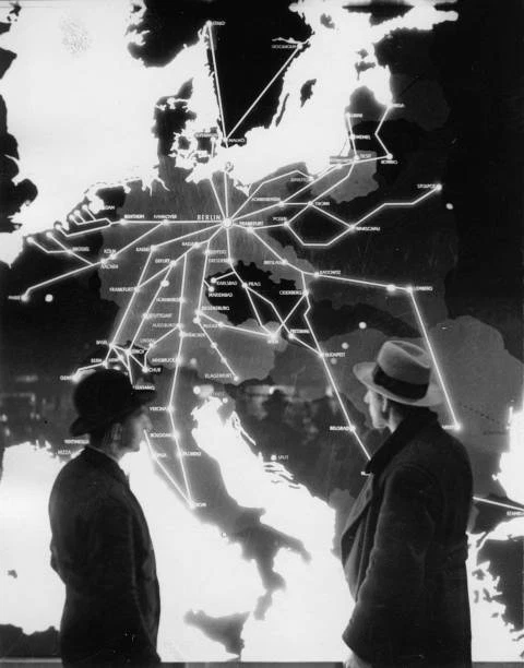 LUCID ROAD MAP of the Reichs-Train-Directorate at the Anhalter tra- Old ...