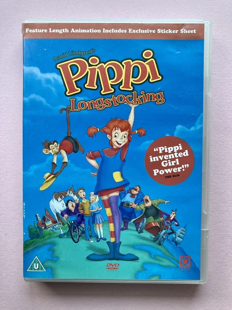 PIPPI LONGSTOCKING DVD (1997) Animated, Children's Animation, Astrid ...