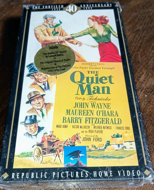 THE QUIET MAN VHS TAPE John Wayne NEW SEALED JOhn Wayne, Maureen O'Hara ...