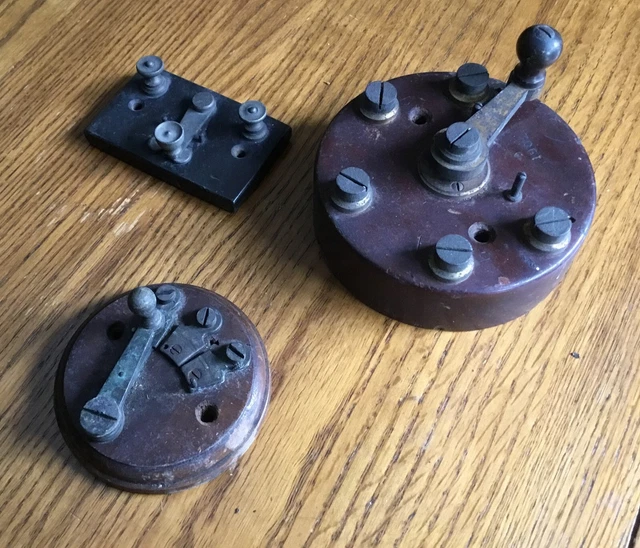 3 ANTIQUE ELECTRICAL Switches EUR 10,20 - PicClick DE