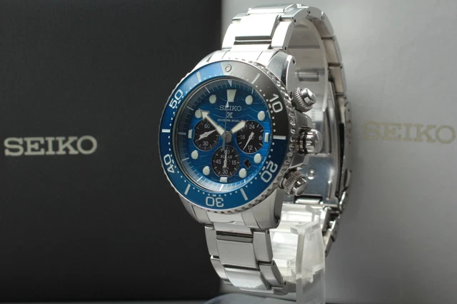 [TOP MINT] SEIKO Prospex SSC741P1 Chronograph Solar Watch SAVE THE ...