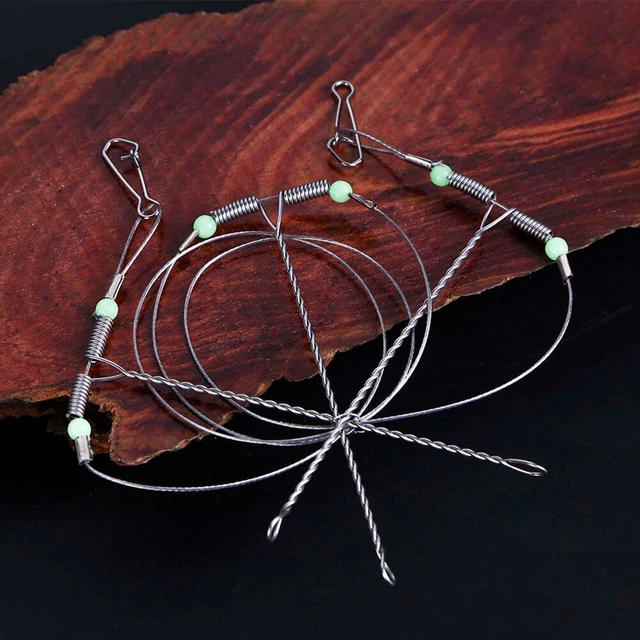 FR STAINLESS STEEL Fishing Rigs Line Swivel Hooks Balance Bracket (Type ...