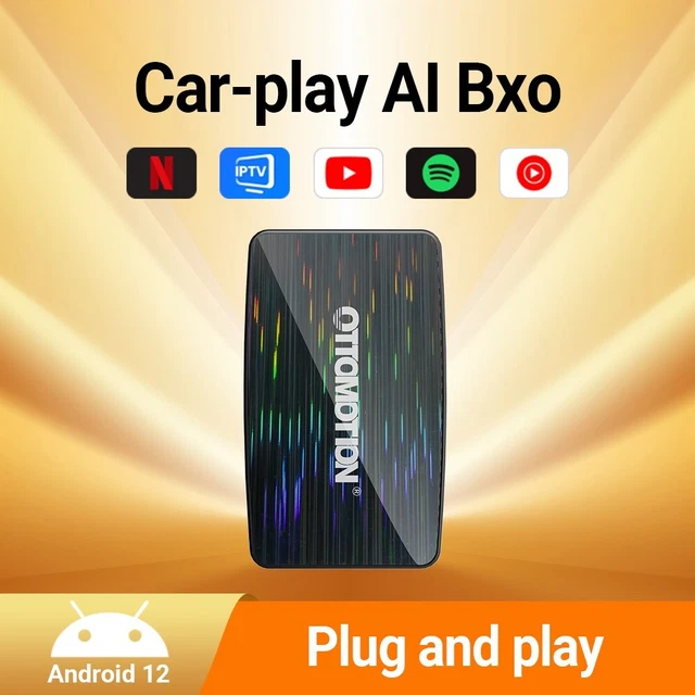 OTTO AI BOX Wireless Carplay/Android Auto Adapter Netflix YouTube IPTV ...