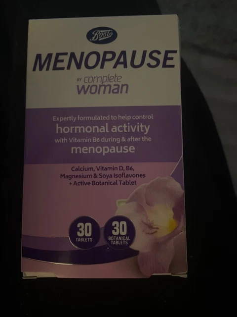 BOOTS MENOPAUSE BY Complete Woman 30 Tablets & 30 Botanical Tablets ...