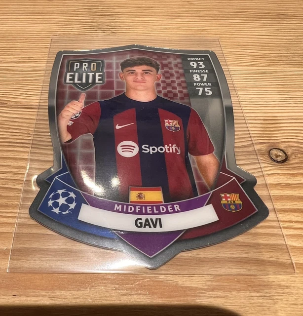 TOPPS MATCH ATTAX 2023/24 Gavi Pro Elite Chrome Shield £3.90 - PicClick UK
