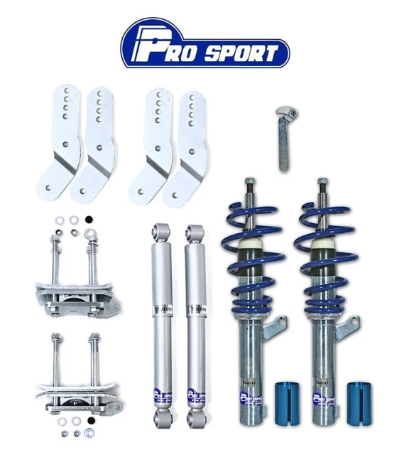 VW CADDY MK3 Mk4 2K Front Coilovers & Rear Shackle Kit - Pro Sport ...