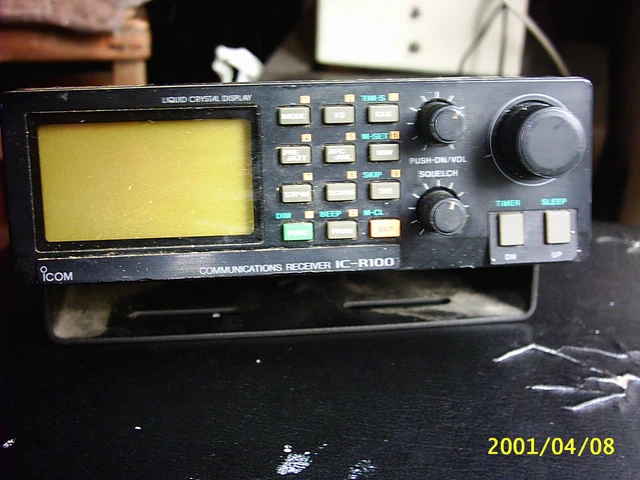 ICOM COMMUNICATIONS RECEIVER ic-R100 super für urlaub und freizeit EUR ...