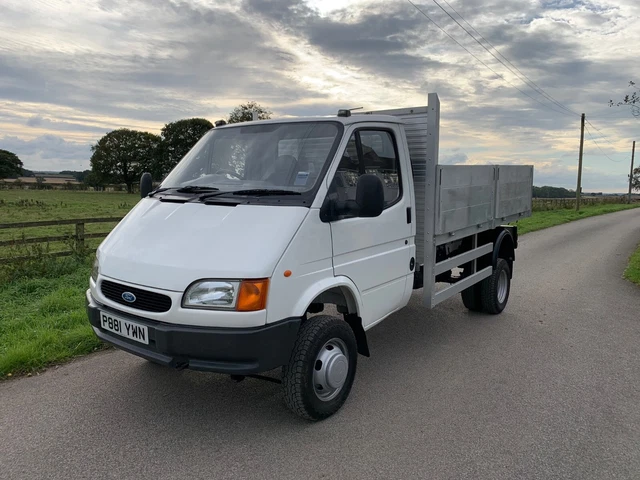 FORD TRANSIT COUNTY 4x4 smiley 2.5 Tipper off-road Rare 4wd high sided ...