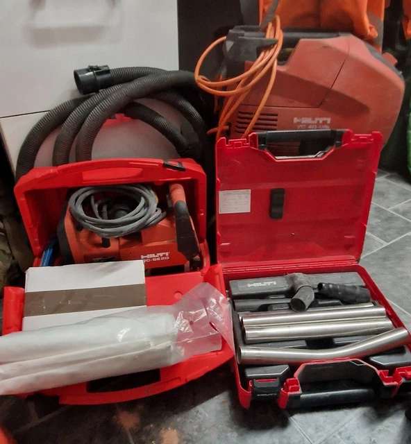 HILTI DC SE-20 Wall Chaser & Hilti VC 40 UM Vacuum 110v With Extras £ ...