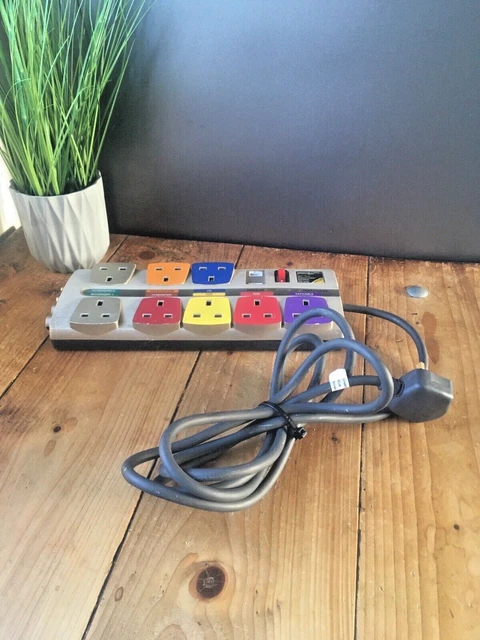 MONSTER POWER HTS 800 Home Theatre Colour Coded Sockets Extension Cable ...