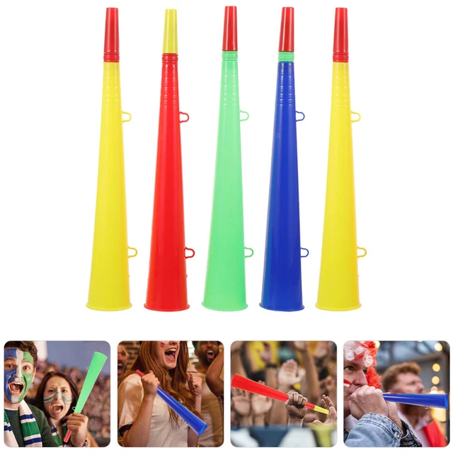 5PCS SPORTS GAME Plastic Trumpet Fans Props Party Concert Horn ...