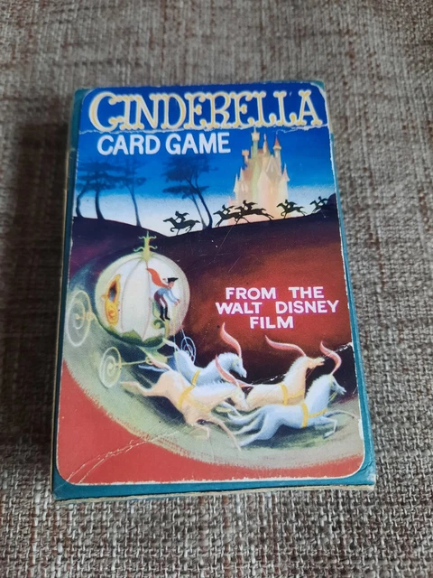 VINTAGE WALT DISNEY Cinderella card game Pepys 1954 complete £19.99 ...