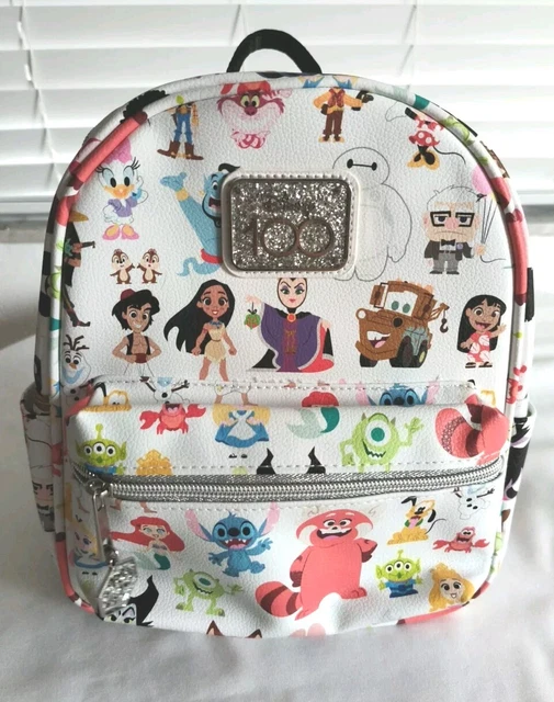 DISNEY PIXAR 100TH Anniversary Mini Backpack NWT Crystal Glitter ...