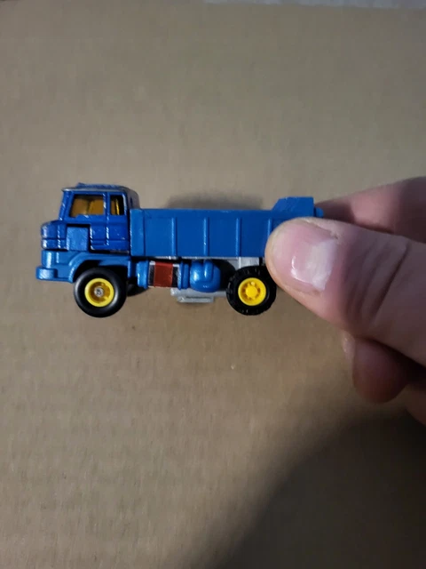 VINTAGE 1985 MC Toy Dyna-Bot Blue Dump Truck Robot Gobots Transformer ...