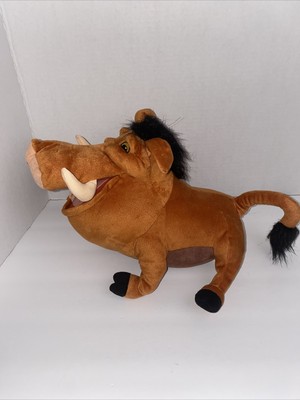 DISNEY LION KING Pumbaa Plush Warthog Stuffed Animal Doll Toy Simba £16 ...