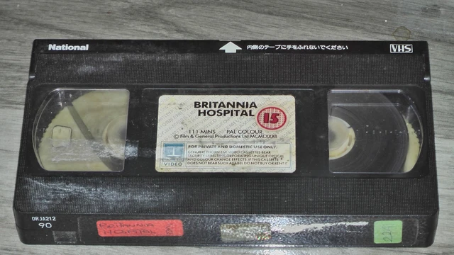 BRITANNIA HOSPITAL VHS Ex Rental Pre Cert Tape Only Thorn EMI SEE PIC ...