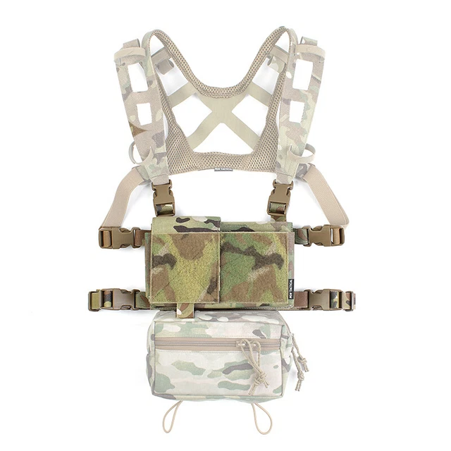 PEW TACTICAL CHEST Pouch Front Panel Set MK3 MK4 For Chest Rig 5.56 Mag ...