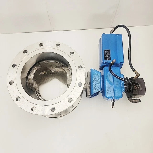 NELES JAMESBURY 14& CL150 Vee-Ball Control Valve 316SS Type B1CU 13/55 ...