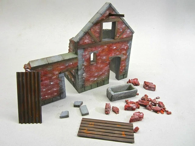 1/35 SCALE NORMANDY Farm House ruin - Diorama model kit $105.19 ...