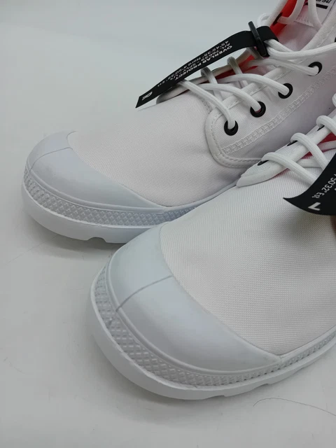 PALLADIUM PAMPA LITE OVERLAP SNEAKER BOOTS 76639-100-M UK Size 8 White ...