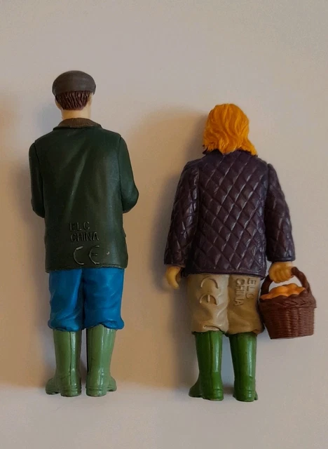 ELC FARMER & Farmer's Wife Figures -3.75" and 3.5" £7.58 - PicClick UK