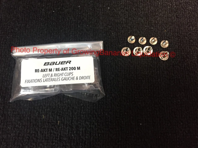 BAUER HDO VISOR Pro-Clip Side Kit (2017)! Hockey Helmet Hardware ...