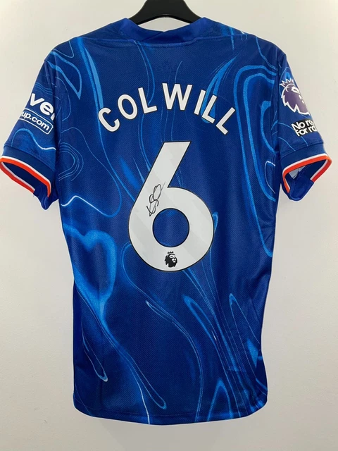 LEVI COLWILL HAND signed Chelsea FC 24 25 home shirt jersey Photo proof ...