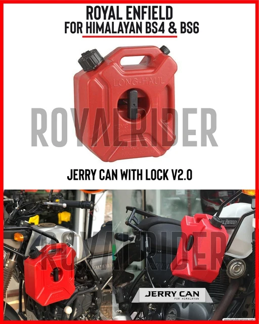 ROYAL ENFIELD HIMALAYAN BS4 & BS6 "Jerry Can With Lock V2.0" EUR 100,49 ...