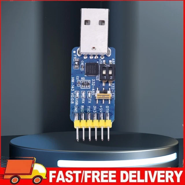 CP2102 6-IN-1 MODULO di conversione USB-UART USB-TTL/RS485/232 TTL-RS232/485 232 b EUR 4,37 ...