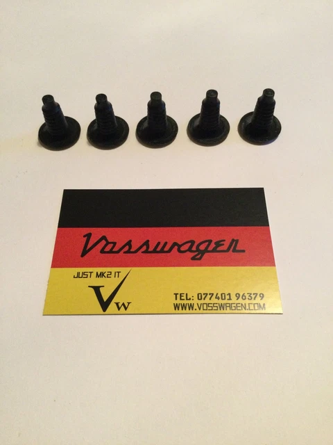 VW GOLF MK2 Plastic Interior Inner Rear Tailgate Trim Panel Clips Bungs ...