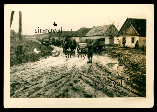 RUSSLAND SCHLAMM RASPUTIZA Wehrmacht Auto KFZ LKW Lastwagen - WK2 Foto ...