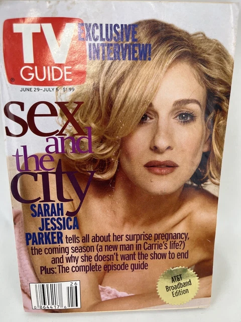 Tv Guide Magazine June 29 July 5 2002 Sex In The City Sarah Jessica Parker £3 95 Picclick Uk