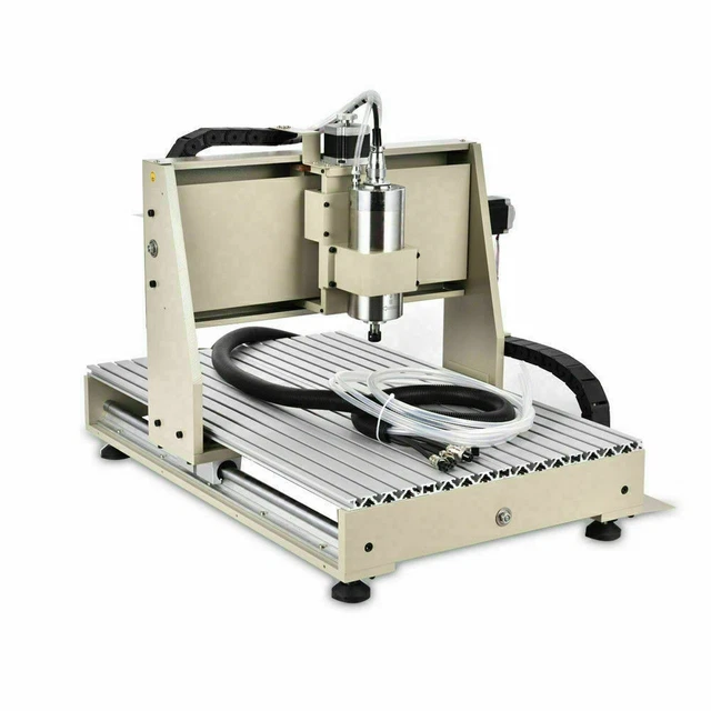 4 AXIS 6040 CNC Router 1500W DIY Milling Driiling Machine USB VFD 3D ...