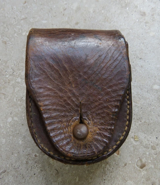 BOER WAR / WWI British Army Military Leather Compass Case £39.95 ...