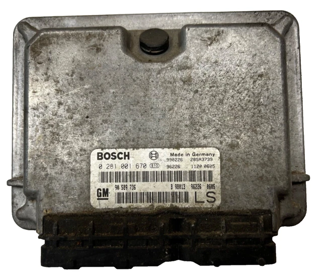 GM ENGINE CONTROL Unit Module Ecu Ls 0281001670 90589736 Bosch Oem K101 ...