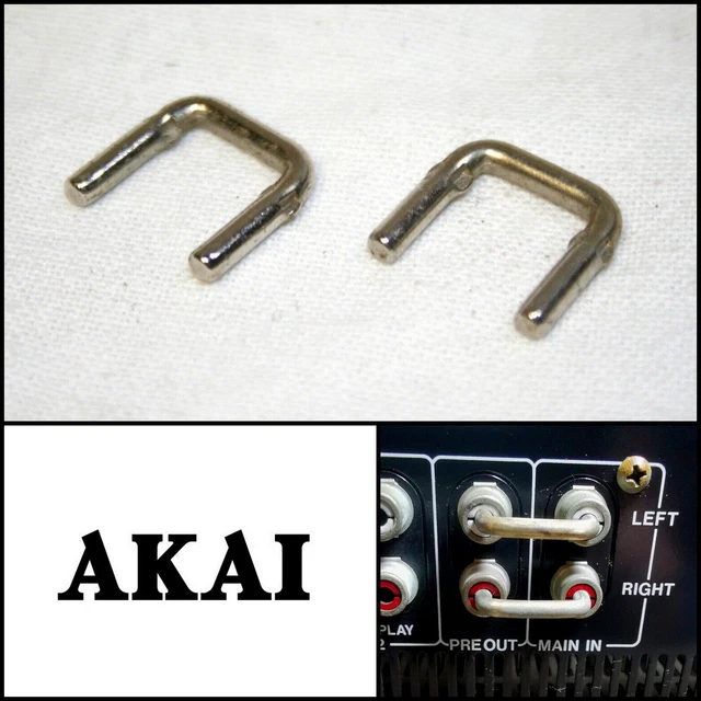 GENUINE AKAI AMPLIFIER Pre-Out Main-In Coupler Links $15.00 - PicClick AU